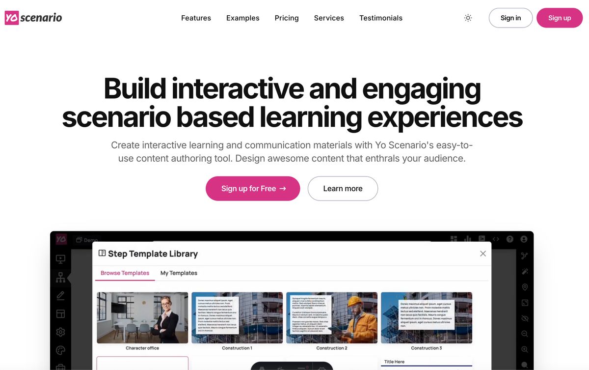 Yo Scenario, the tool for creating interactive branching content